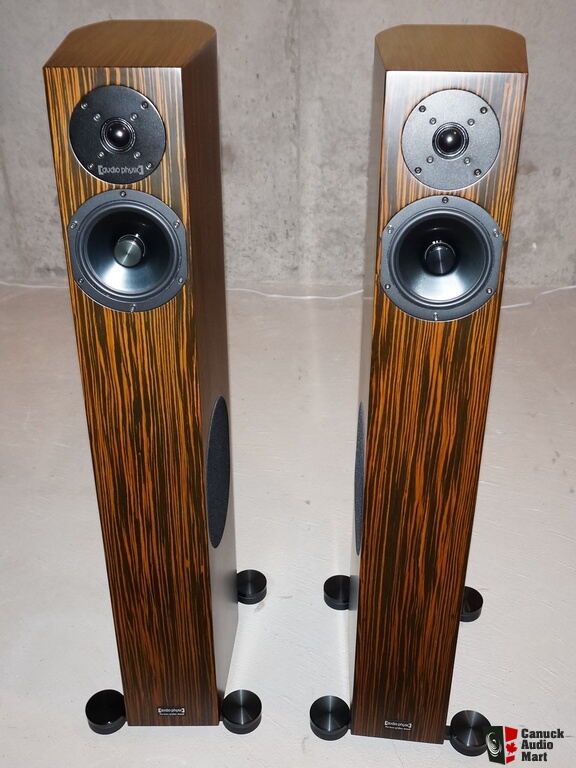 AUDIO PHYSIC TEMPO VI Speakers - Ebony Maccasar Premium Finish Photo ...