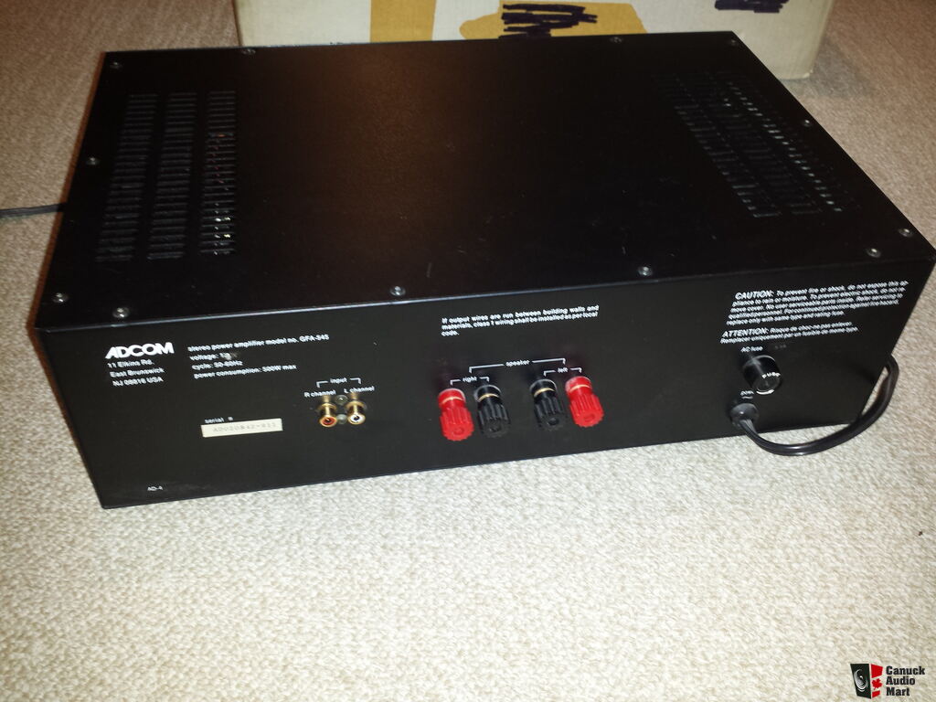 Adcom GFA-545 amplifier Photo #922903 - Canuck Audio Mart