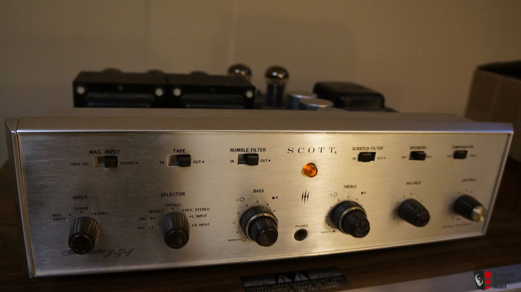 Scott LK-72b kit version of 299 D tube integrated amplifier Photo ...