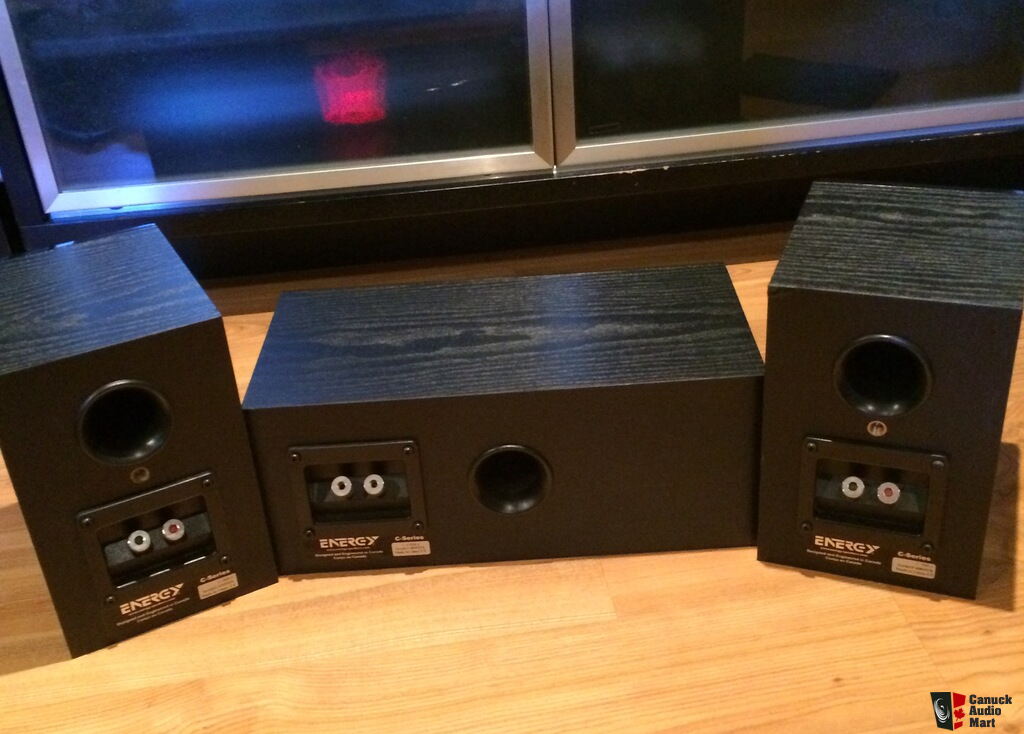 Energy C-50 Bookshelf Speakers & Matching C-C50 Centre Channel Speaker ...