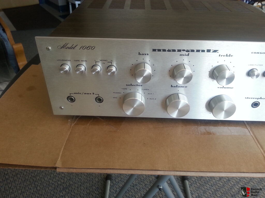 Marantz 1060 Integrated Amplifier Custom One-off Modified Steve Mantz ...