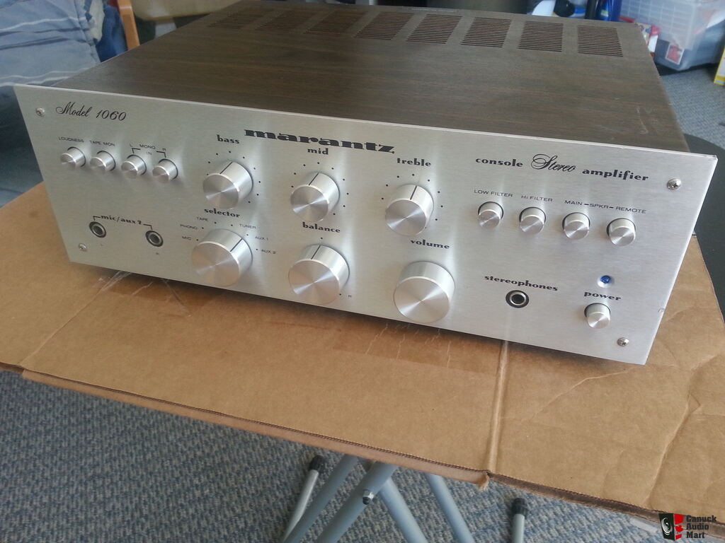 Marantz 1060 Integrated Amplifier Custom One-off Modified Steve Mantz ...