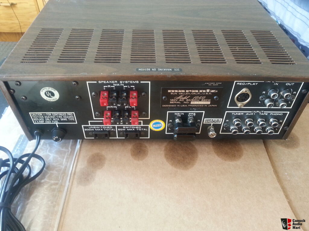Marantz 1060 Integrated Amplifier Custom One-off Modified Steve Mantz ...