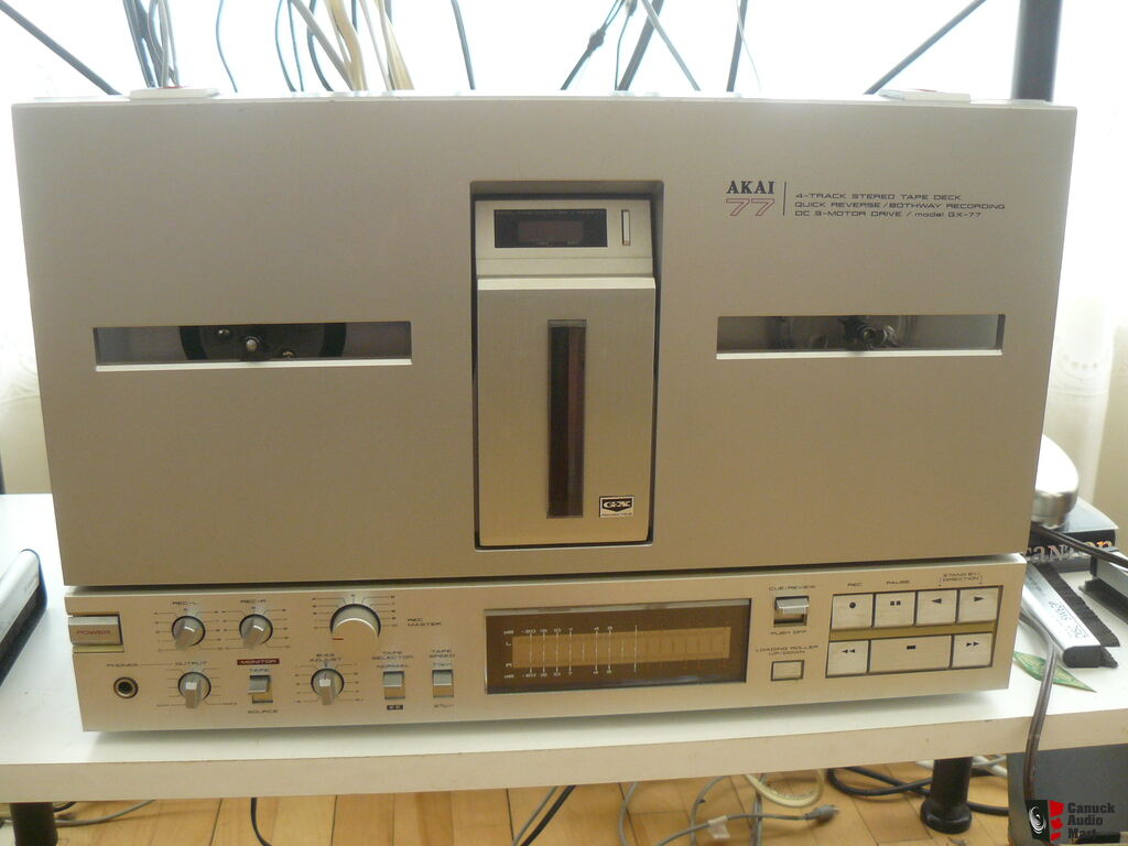 AKAI GX-77 Reel-to-reel with AKAI MM-77 Microphone mixer Photo #925996 ...
