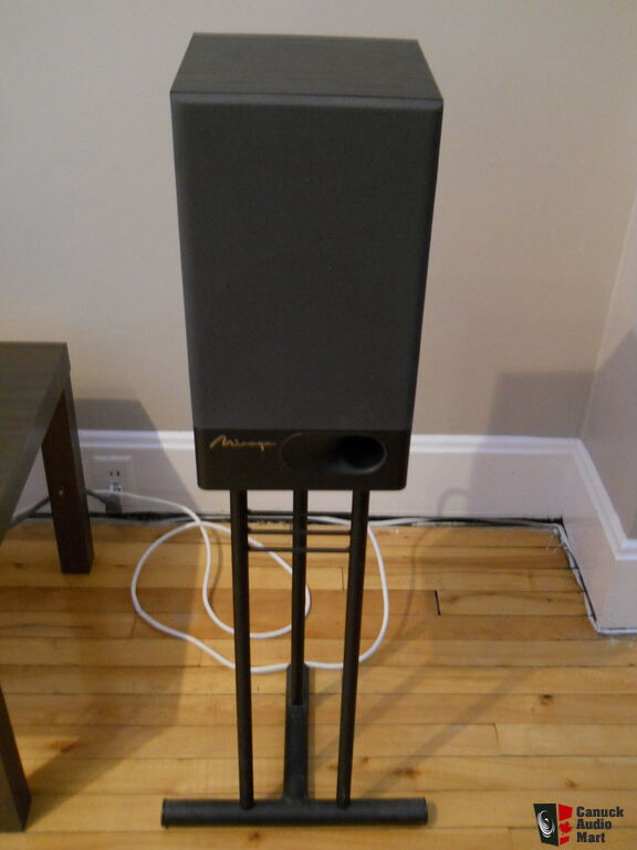 PAIR OF MIRAGE M-290 SPEAKERS WITH STANDS Photo #926310 - US Audio Mart