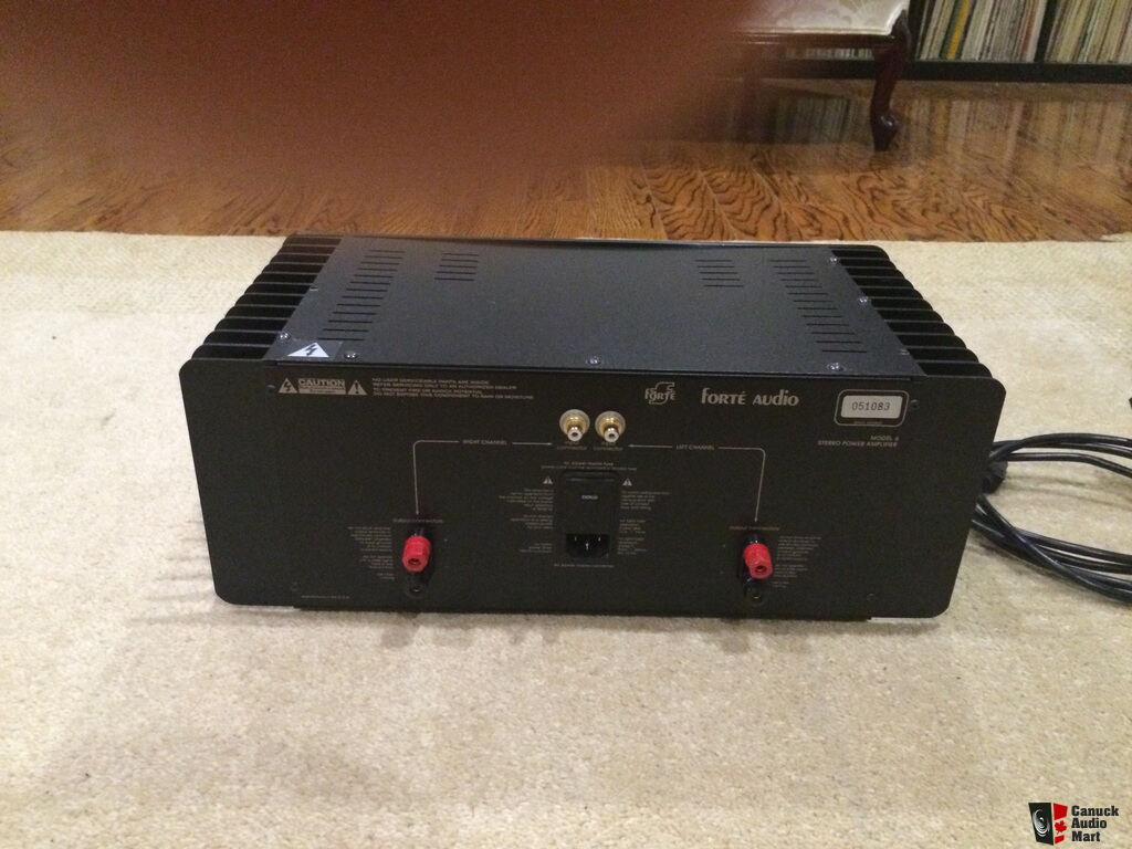 Forte model 6 power amplifier Photo #928824 - US Audio Mart