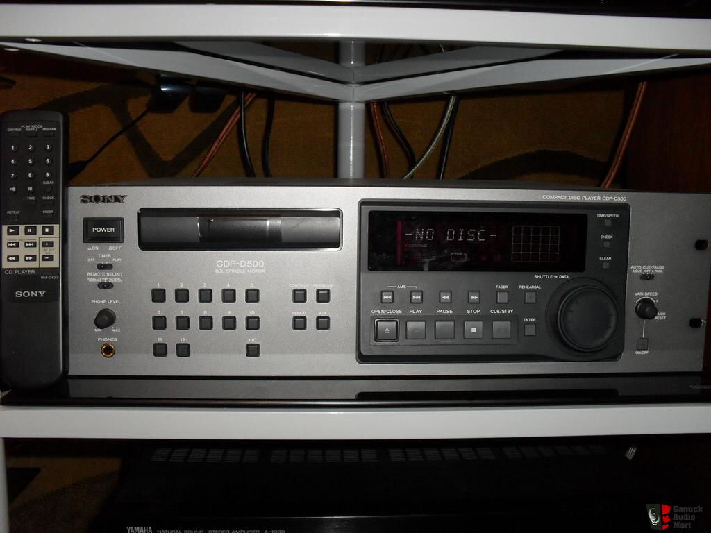 CD player Sony CDP-D500 professional Photo #931083 - US Audio Mart