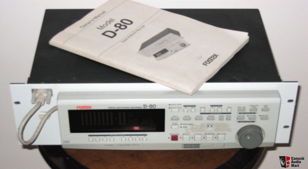 FOSTEX D-80 digital multitrack recorder For Sale - Canuck Audio Mart