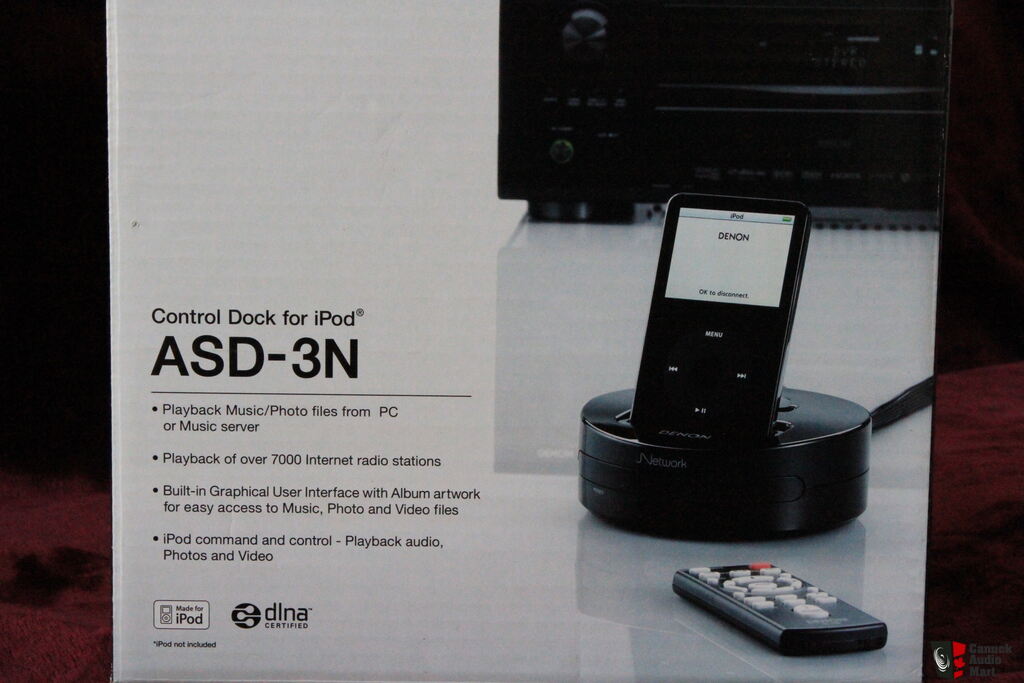 BRAND NEW DENON ASD-3N CONTROL DOCK FOR iPOD Photo #933327 - US Audio Mart