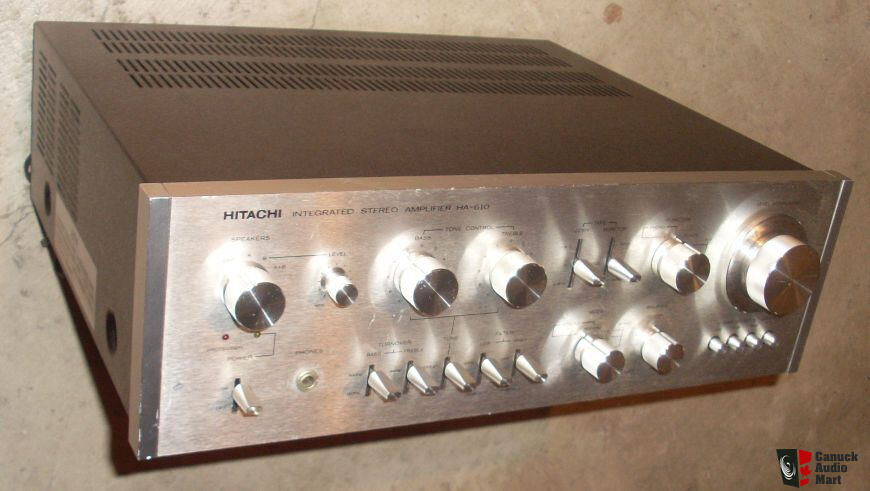 Hitachi HA-610 integrated amp with two phono inputs Photo #936369 - US ...