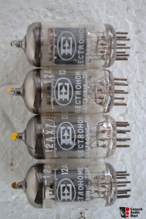 4 MATCHING AMPEREX ECC83 12AX7 TUBES.MADE IN HOLLAND,TEST STRONG Photo ...