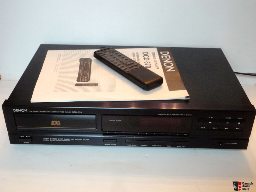 Denon DCD-570 w/ RC 220 remote control and original manual Photo ...