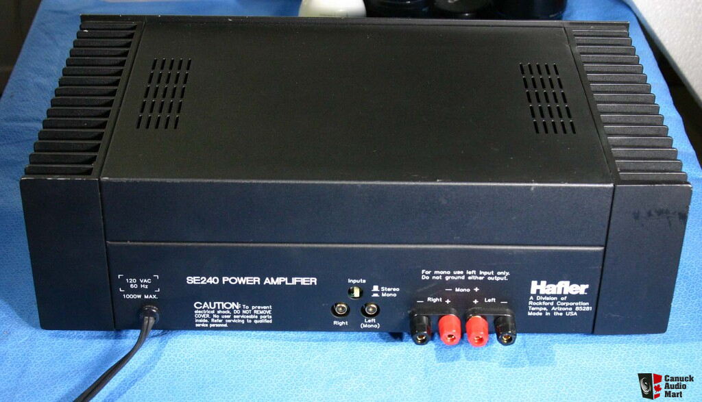 SALE PENDING: Hafler SE240 Stereo Power Amplifier Photo #945255 - US ...