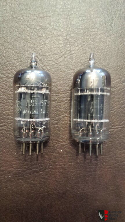2 GE 5751 12AX7 Vacuum Tubes For Sale Photo #945272 - Canuck Audio Mart