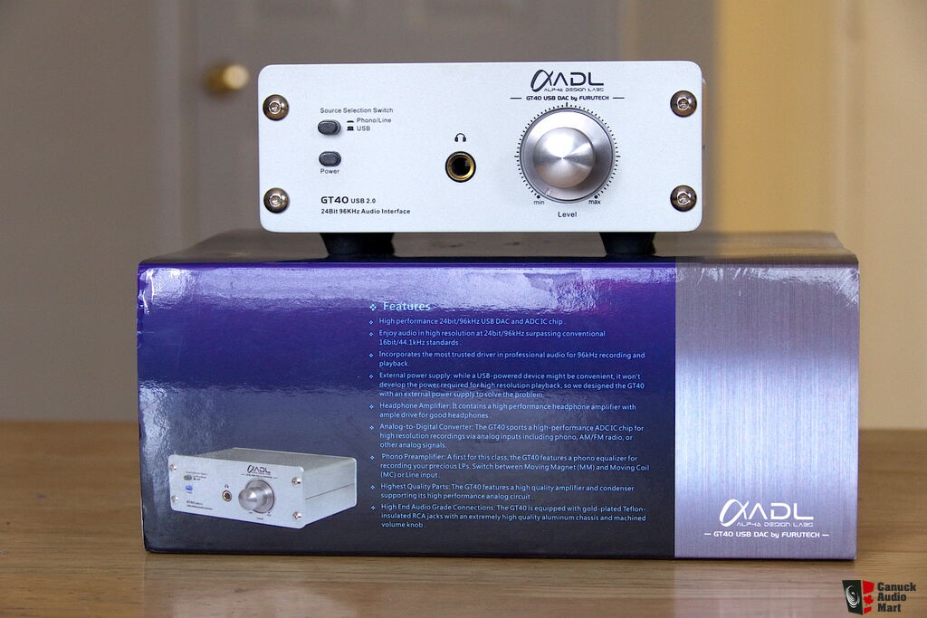 Furutech ADL GT40, 24/96 USB, Headphone Amp For Sale - UK Audio Mart