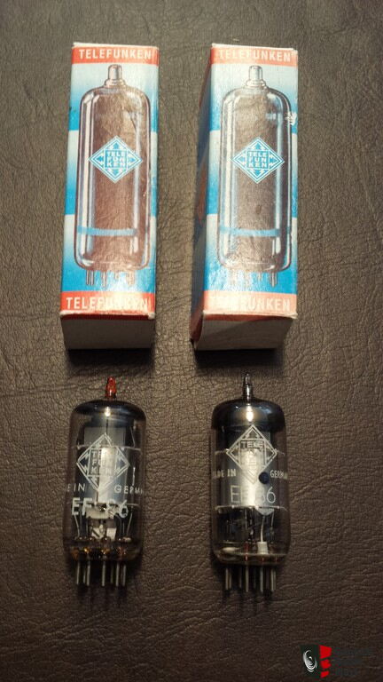 2 Telefunken Ulm EF86 Vacuum Tubes NOS For Sale - Canuck Audio Mart
