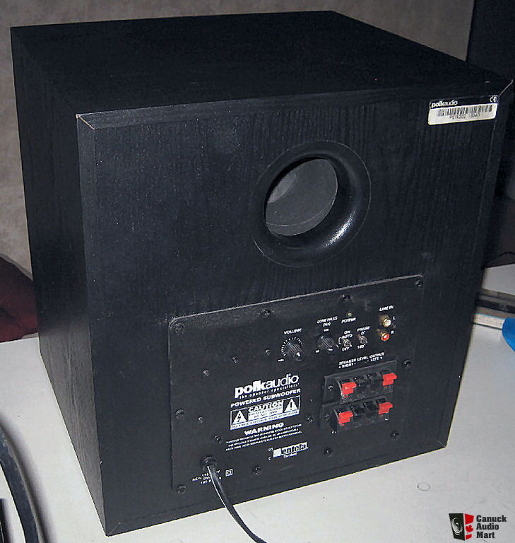 Awesome 10" POLK AUDIO PSW202 Powereed Subwoofer Great Condition Photo ...