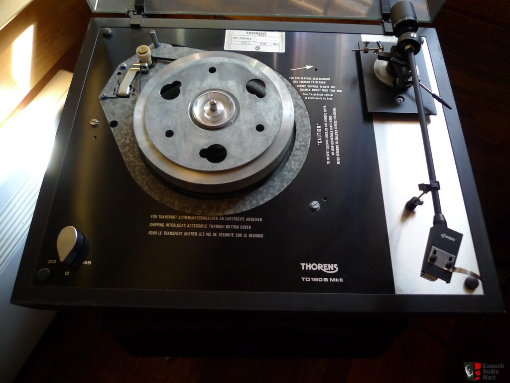 TURNTABLE THORENS TD-160B MKII WITH TONEARM GRACE Photo #947000 - UK ...