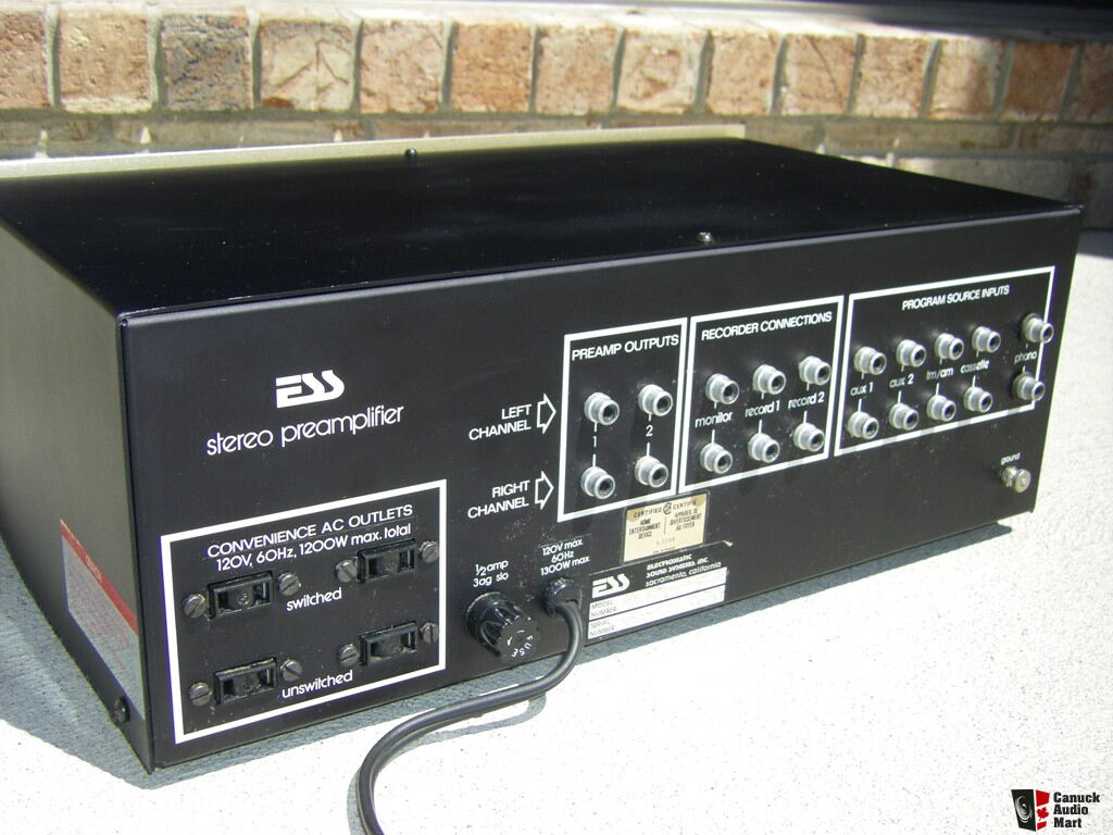 ESS 500 power amp and ESS Preamp combo **SEE PHOTOS** Photo #94726 ...