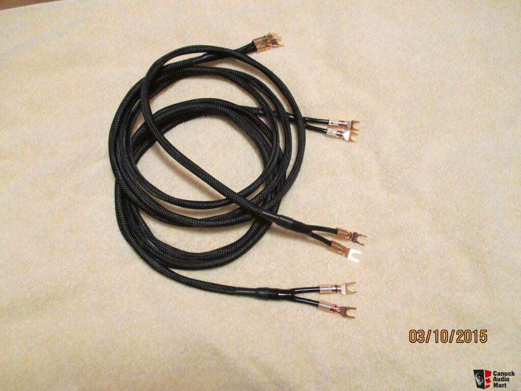 12AWG 2c custom speaker cables new 25ft x 2 complete!!! Photo #947334 ...