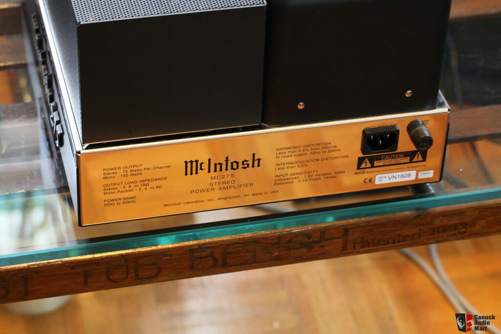 McIntosh MC-275 mk4 (2008) with original box SOLD Photo #949916 - US ...