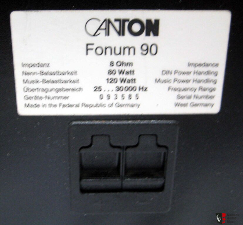 Canton Fonum 90 Photo #956131 - US Audio Mart