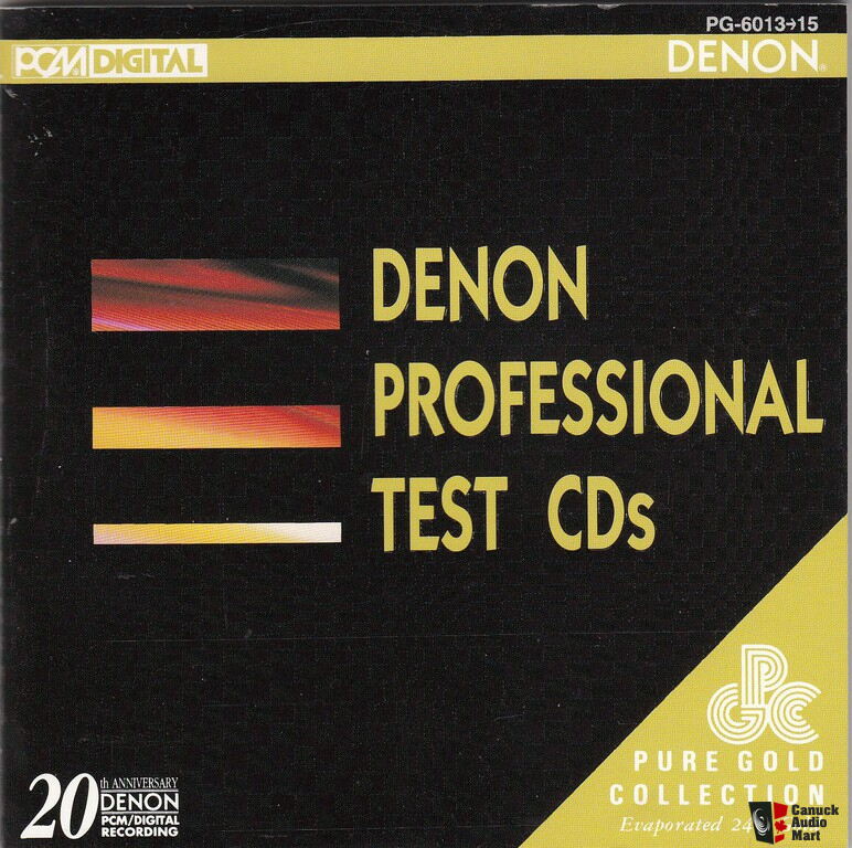 Denon Professional Test CDs - 20th anniversary Photo #1764644 - UK ...