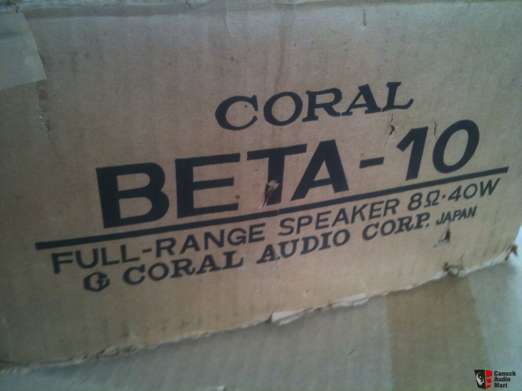 CORAL BETA-10, NOS Photo #960358 - Canuck Audio Mart