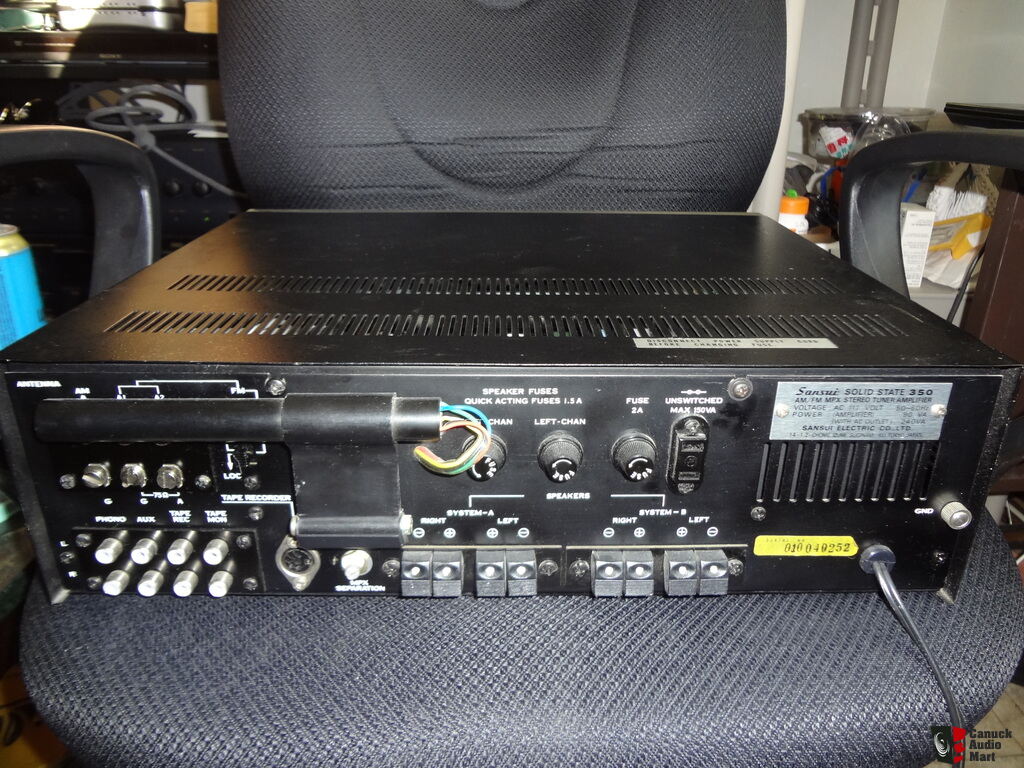 Sansui 350 stereo receiver 2x20W 8 Ohms Great condition Photo #965912 ...