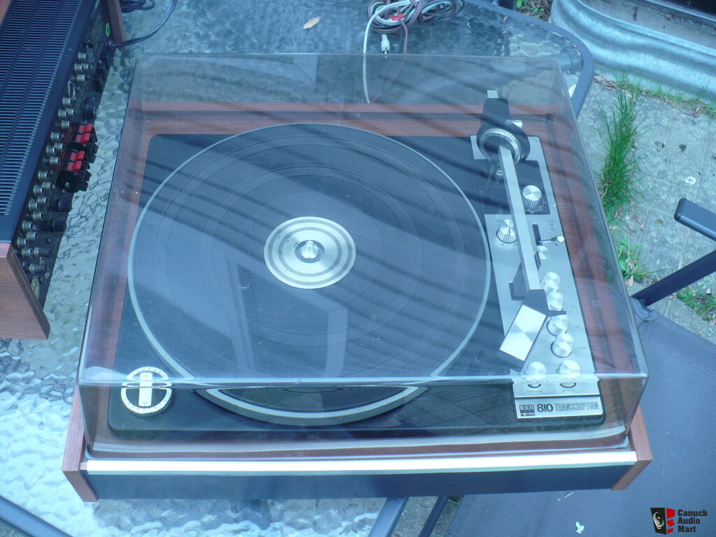 VINTAGE BSR 810 TRANSCRIPTION TURNTABLE WITH PAPERWORK NICE SHAPE ...