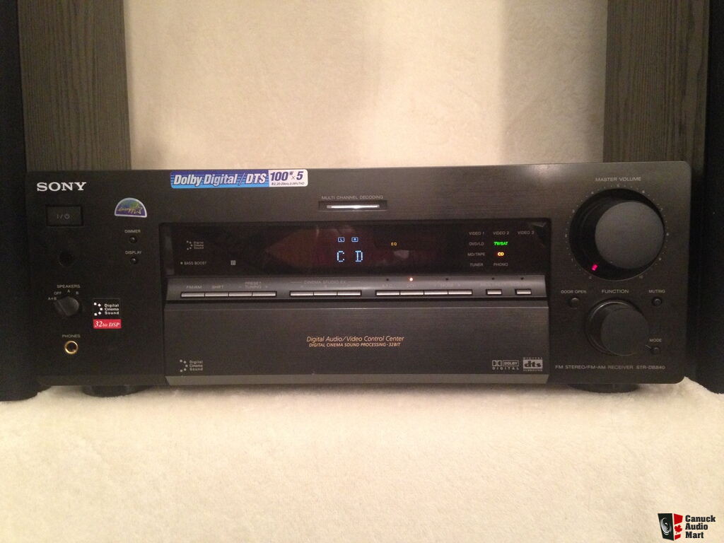 Sony STR DB840 DTS Home Theatre Stereo Receiver with Matching Speakers ...