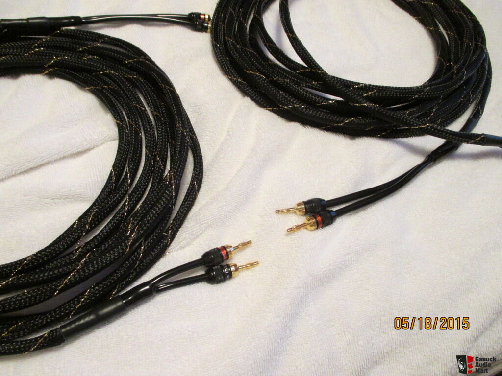 12awg New custom made 10ft pair complete Photo #909302 - Canuck Audio Mart