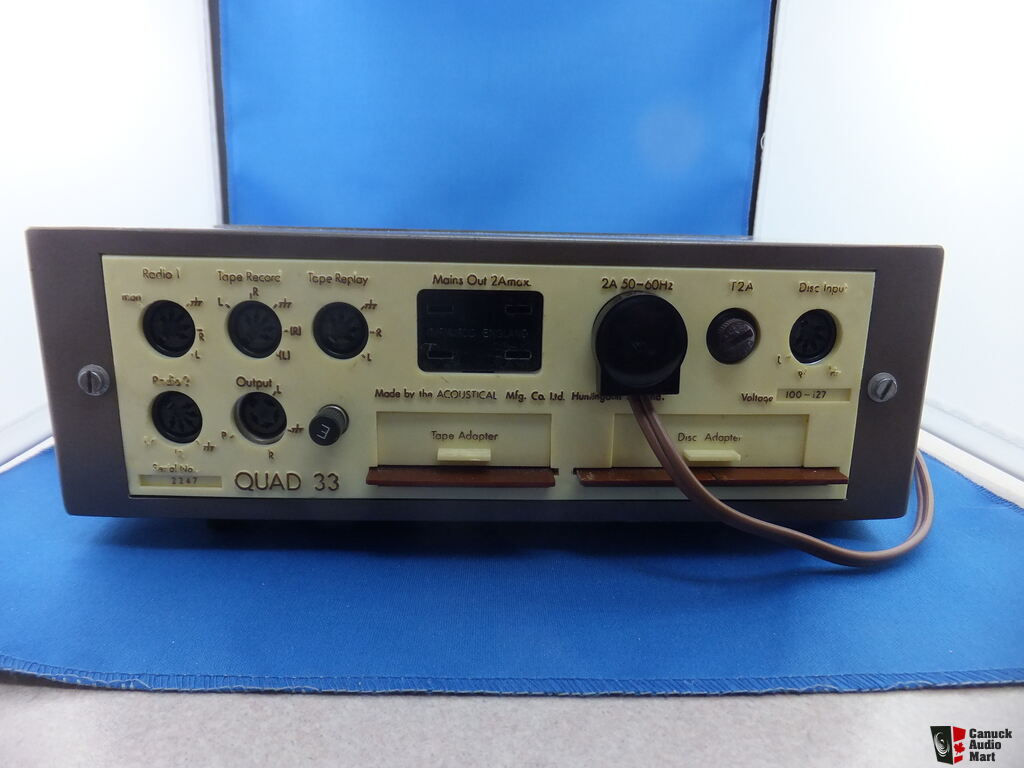 Quad 33 Preamp Photo #978071 - Canuck Audio Mart