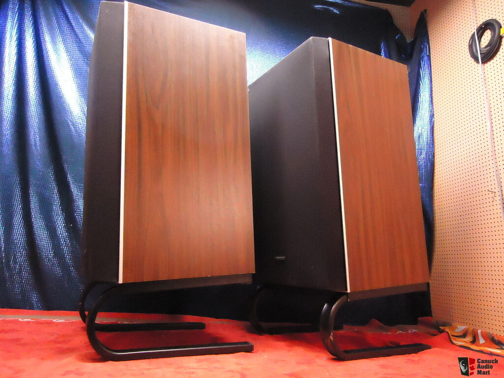 Rare SCANDYNA PCM-1 PCM1 Speakers-Denmark-New Foam-Orig Stands+Box ...