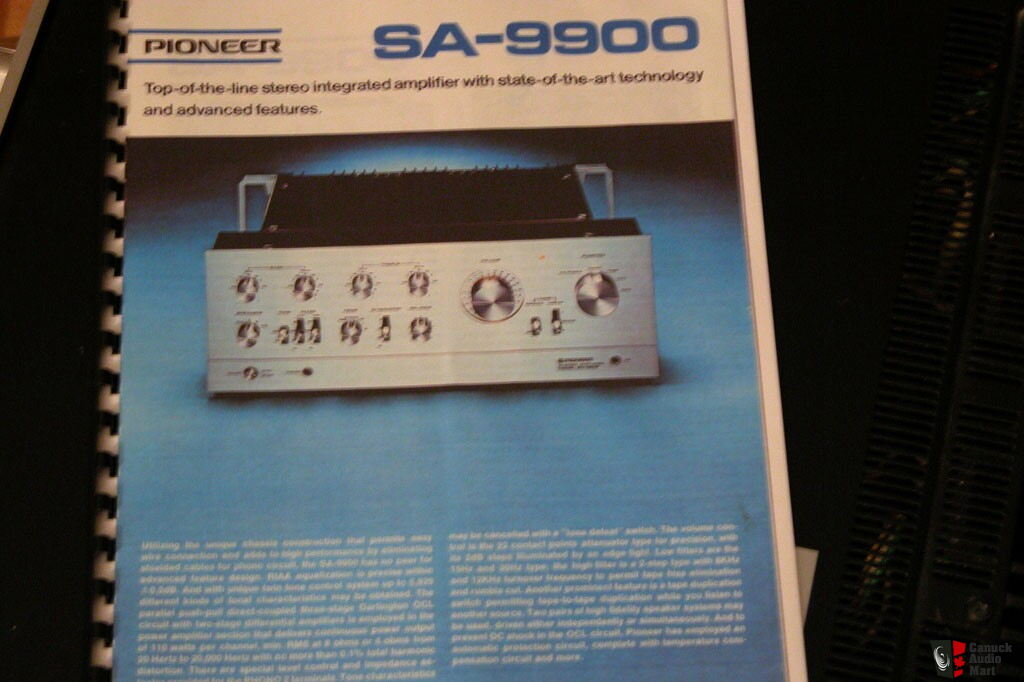 PIONEER SA-9900 Integrated AMP Photo #99109 - US Audio Mart