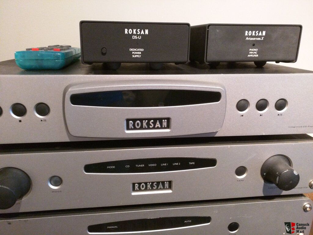 4 pc Roksan Caspian Integrated System with Speakers, Subwoofers, TT amp ...